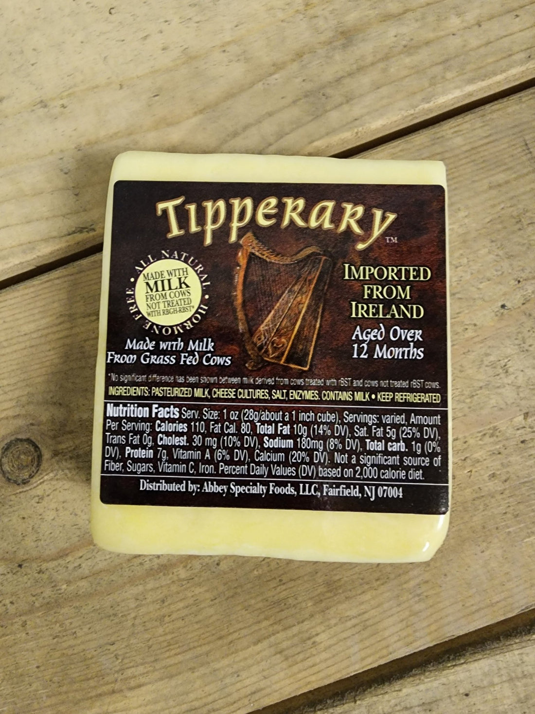 Tipperary Irish Cheddar Cheese 5 oz – Eichtens Cheeses, Gifts & Foods